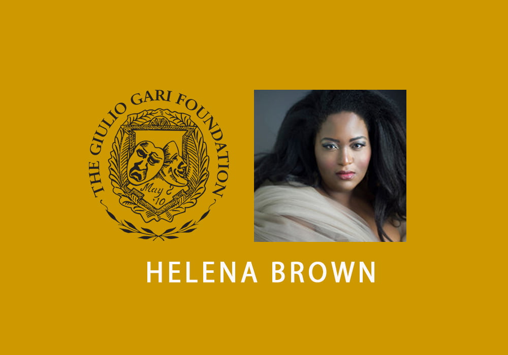 Helena Brown - Soprano - Giulio Gari Foundation